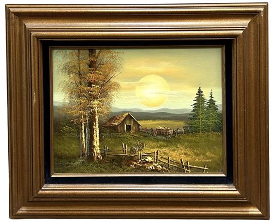 Boswell | Signed Bill Boswell Landscape Oil on Canvas | MutualArt