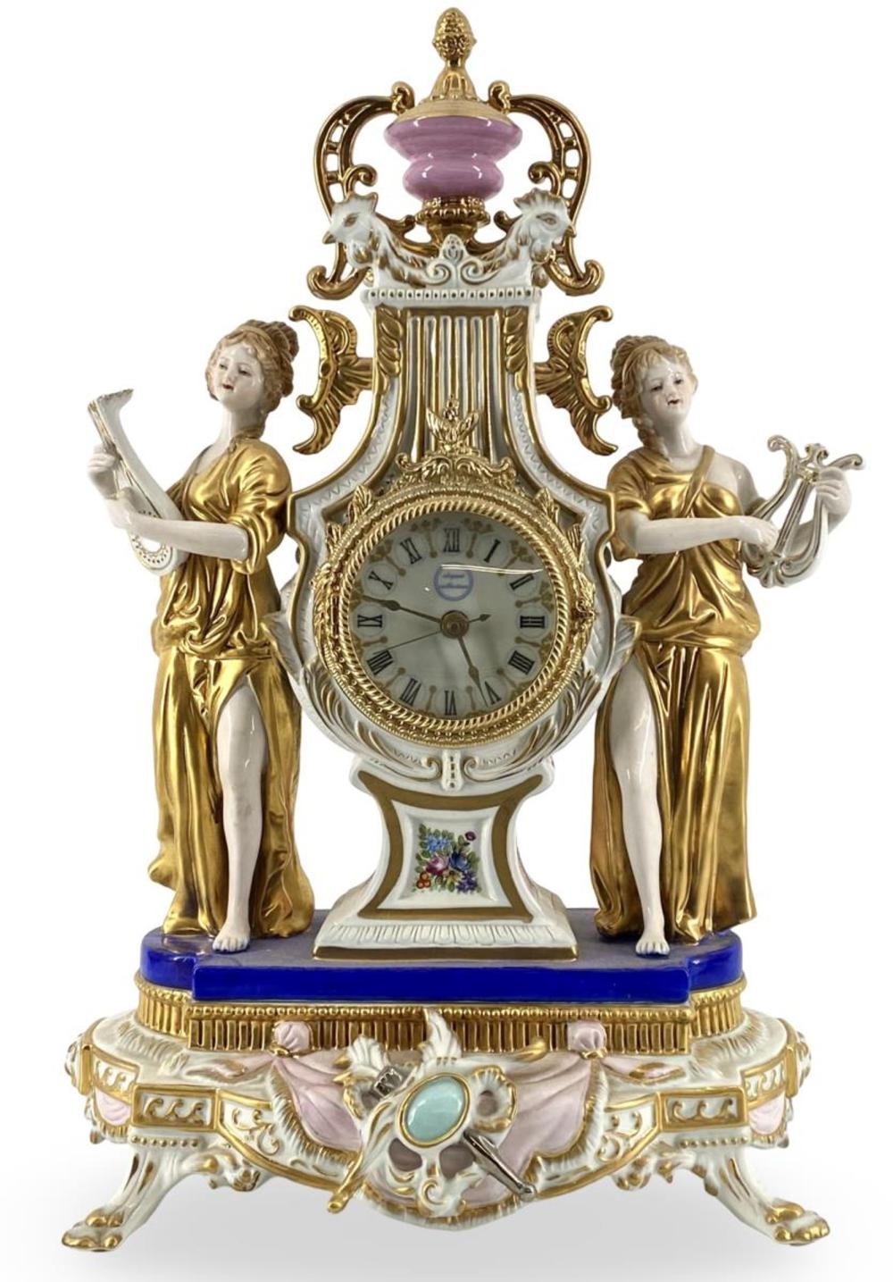 Capodimonte Porcelain | Vintage Elegant Capodimonte Porcelain Table ...