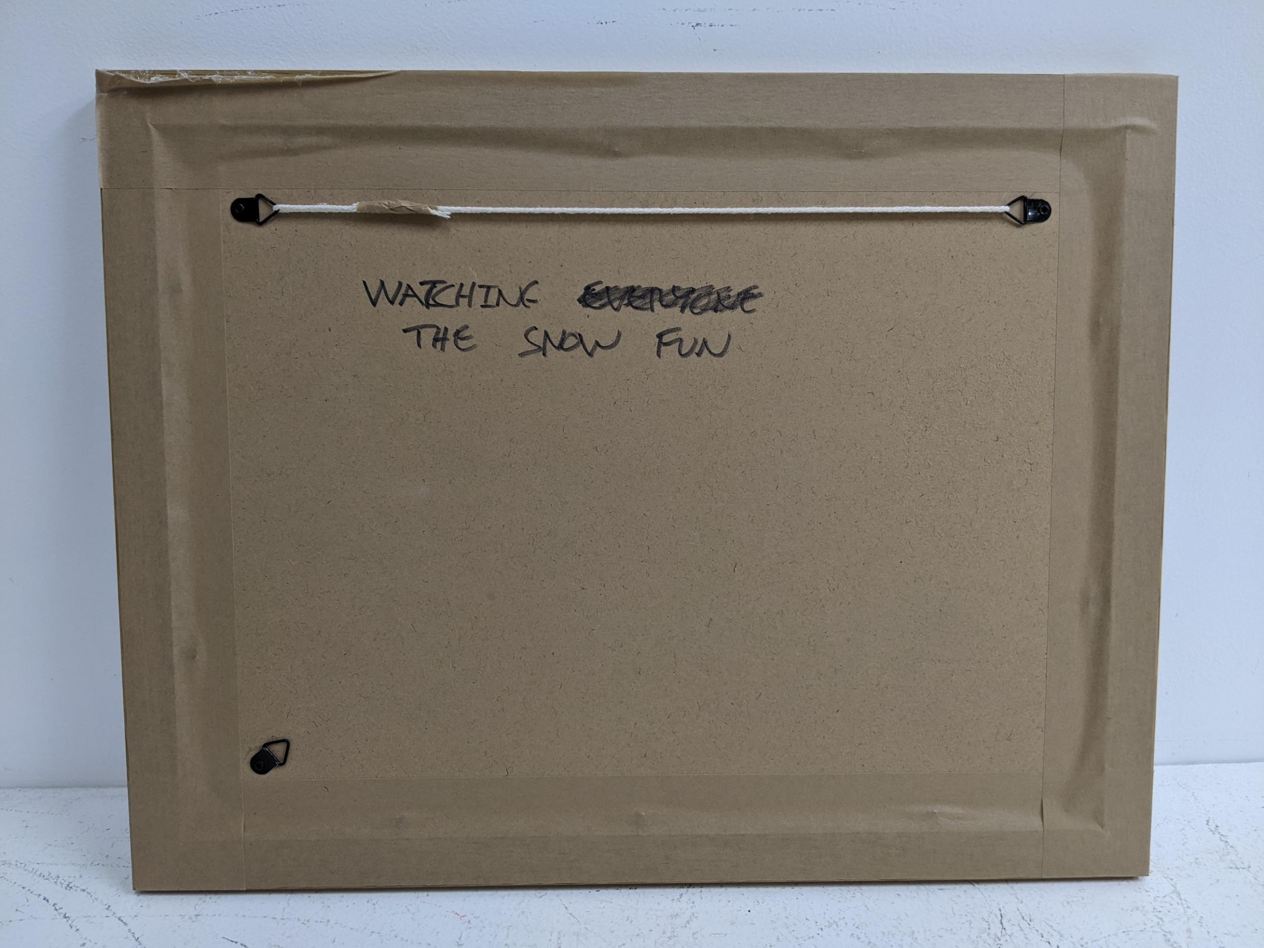 Gordon Barker | Watching the Snow Fun | MutualArt