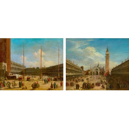 James William | Piazza San Marco con la Basilica di fronte. / Piazza ...