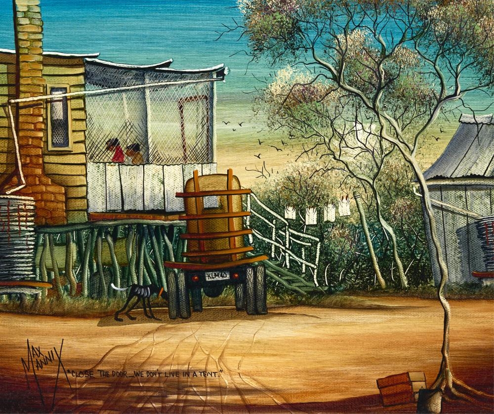 Max Mannix | Close The Door - We Don't Live In A Tent | MutualArt