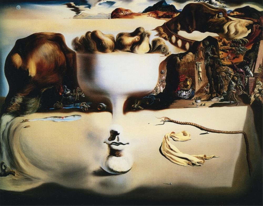 Salvador Dalí | Apparition Of Face And Fruit Dish On A Beach, 1938 ...