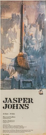 Jasper Johns | Jasper Johns Exhibition Poster for Hayward Gallery ...