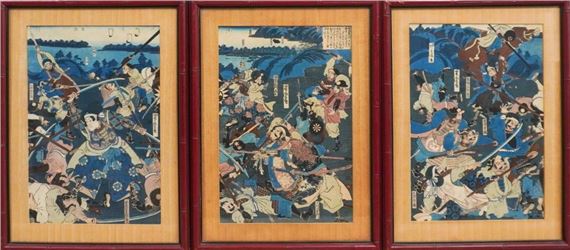 Utagawa Kuniyoshi | Battle Scene | MutualArt