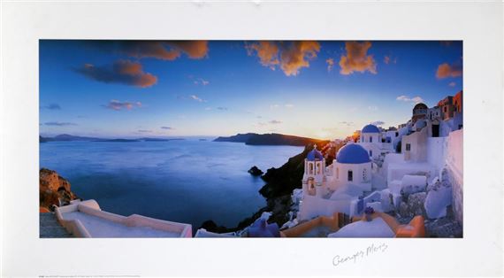 George Meis | SANTORINI SEASCAPE | MutualArt