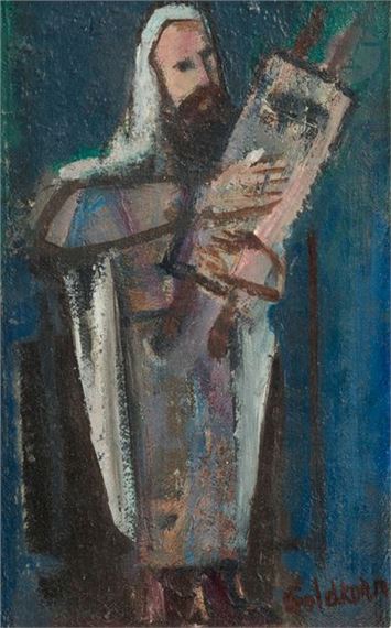 Georges Goldkorn | Rabbi at the Torah | MutualArt