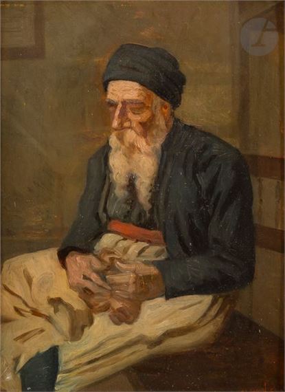 Alphonse Lévy | Portrait of a Rabbi | MutualArt