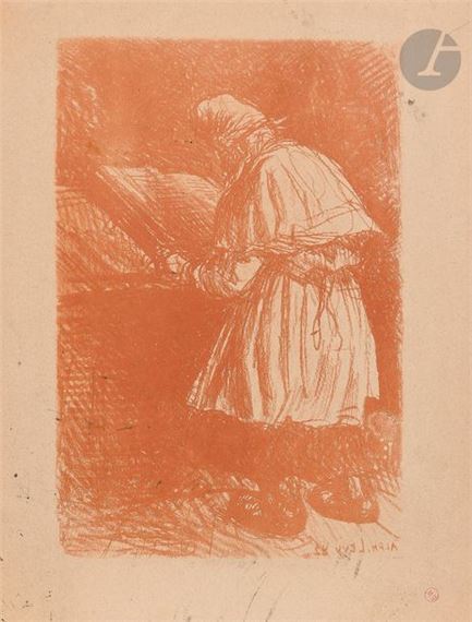 Alphonse Lévy | Jew with back in prayer (23) | MutualArt