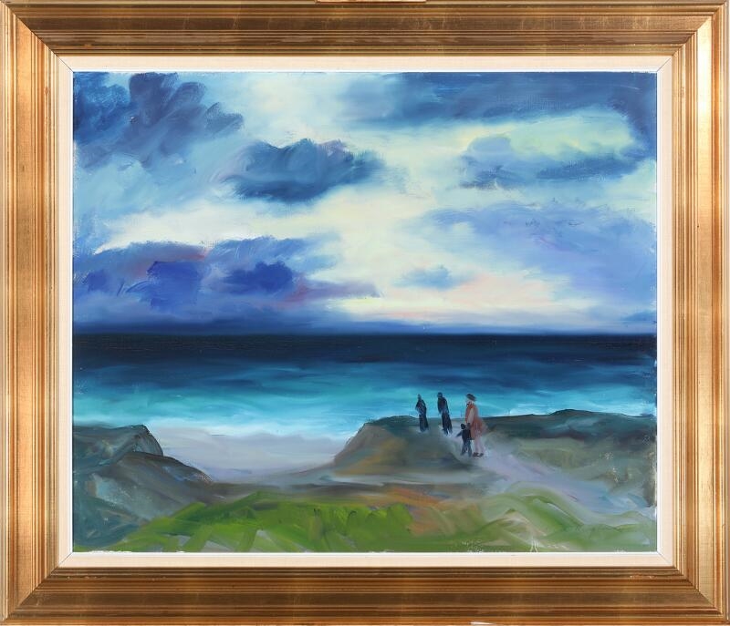 Knud Kristensen | Aften ved havet. Efteraar. 1963 (1963) | MutualArt