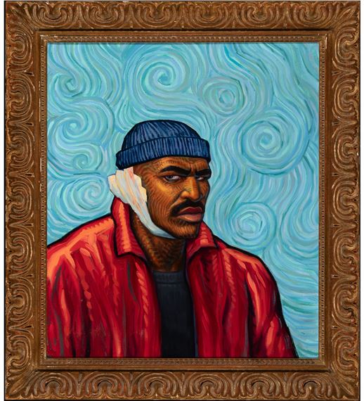James Warhola | eVan Gogh Holyfield - Self Portrait (1997) | MutualArt