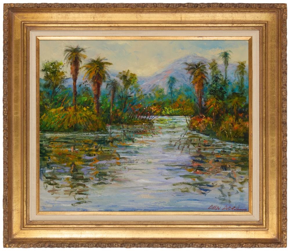 Ben Abril | Arboretum Lagoon at Lucky Baldwin's | MutualArt