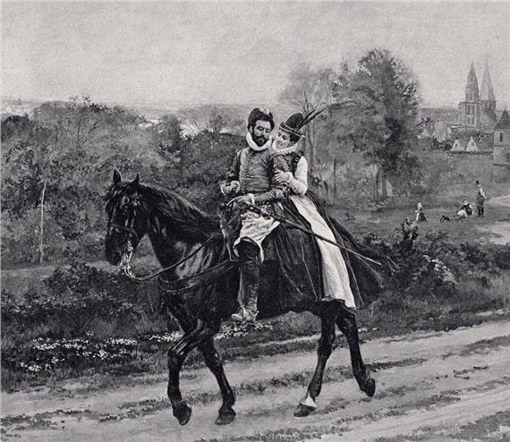 Antoine-Jean Gros | Antoine-Jean Gros 1800s Antique Print A Romantic ...