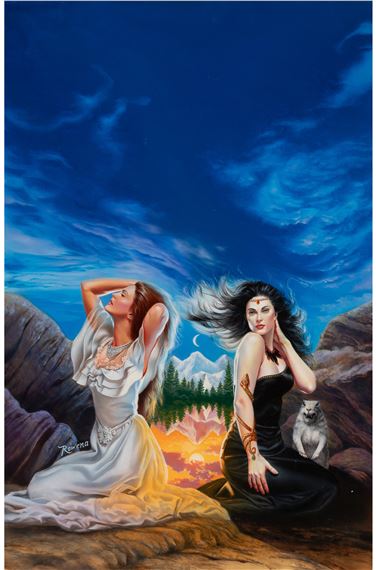 Rowena Morrill | No Clock in the Forest paperback cover (1993) | MutualArt