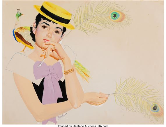 Joseph Bowler | Peacock on her Shoulder, Good Housekeeping magazine ...