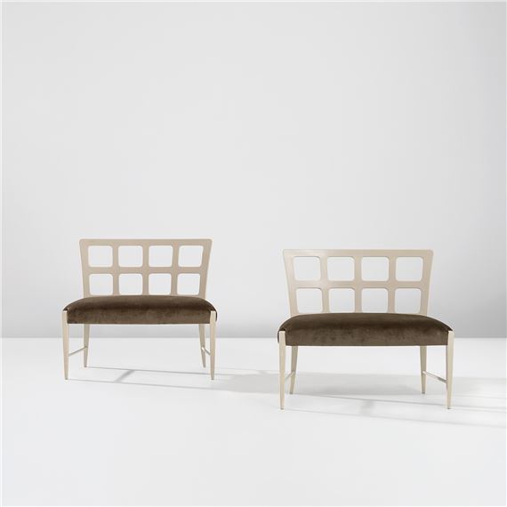 Paolo Buffa | Pair of benches | MutualArt
