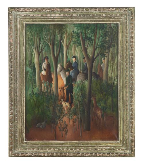 Olga Sacharoff | La Chasse, c. 1923 (Circa 1923) | MutualArt