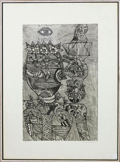 Barbara Hanrahan | Girl with a Cat (1988) | MutualArt