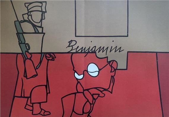 Valerio Adami | Benjamin (1973) | MutualArt