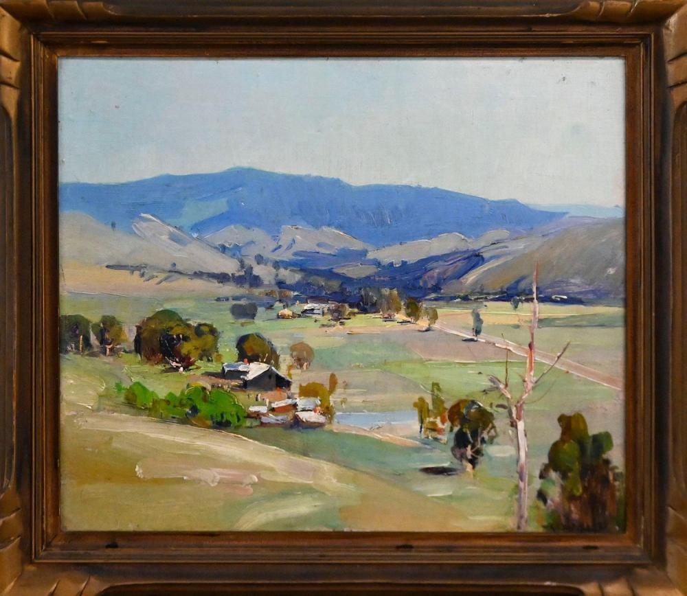 Alfred Coleman | AT THE FOOT OF THE RANGE | MutualArt