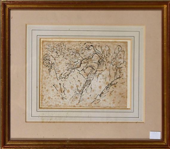 Joseph Mallord William Turner | TREES IN A LANDSCAPE | MutualArt