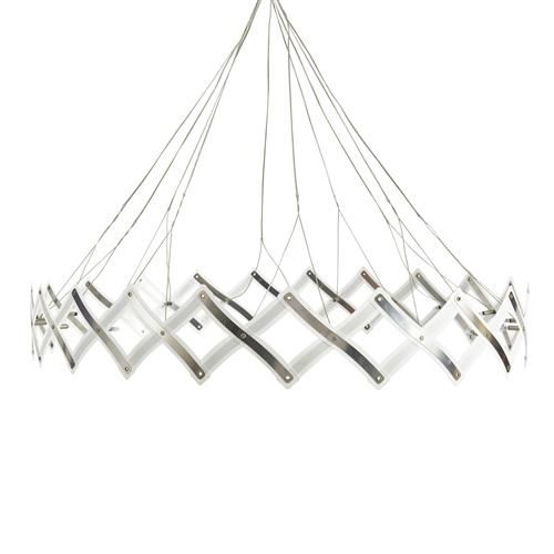 Unknown | Suspended accordion loop of aluminium and acrylic (2000s ...