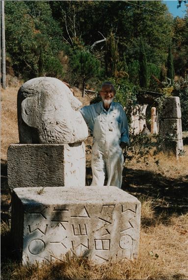 Nino Lo Duca | Joe Tilson portrait in Toscana (1970s) | MutualArt