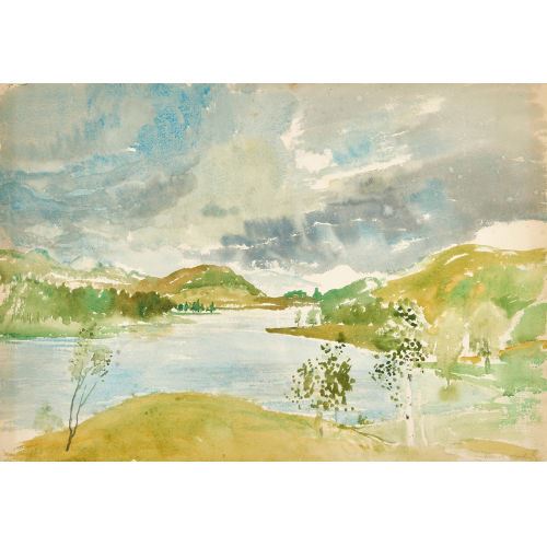 Franz Gertsch | Schottische Landschaft (1960) | MutualArt