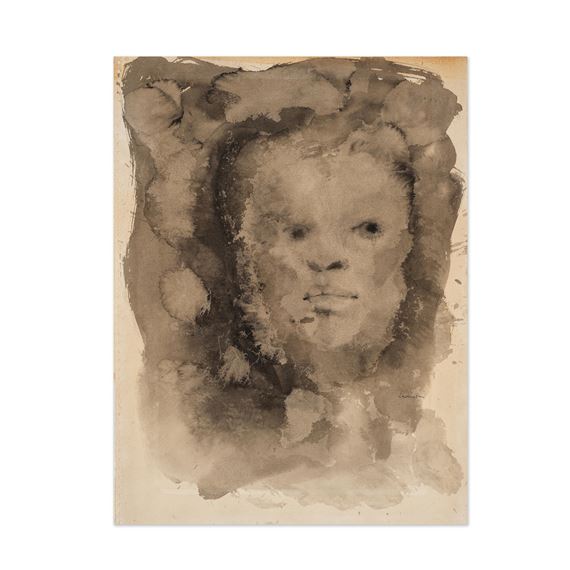 Leonor Fini | Portrait de femme (Circa 1985) | MutualArt