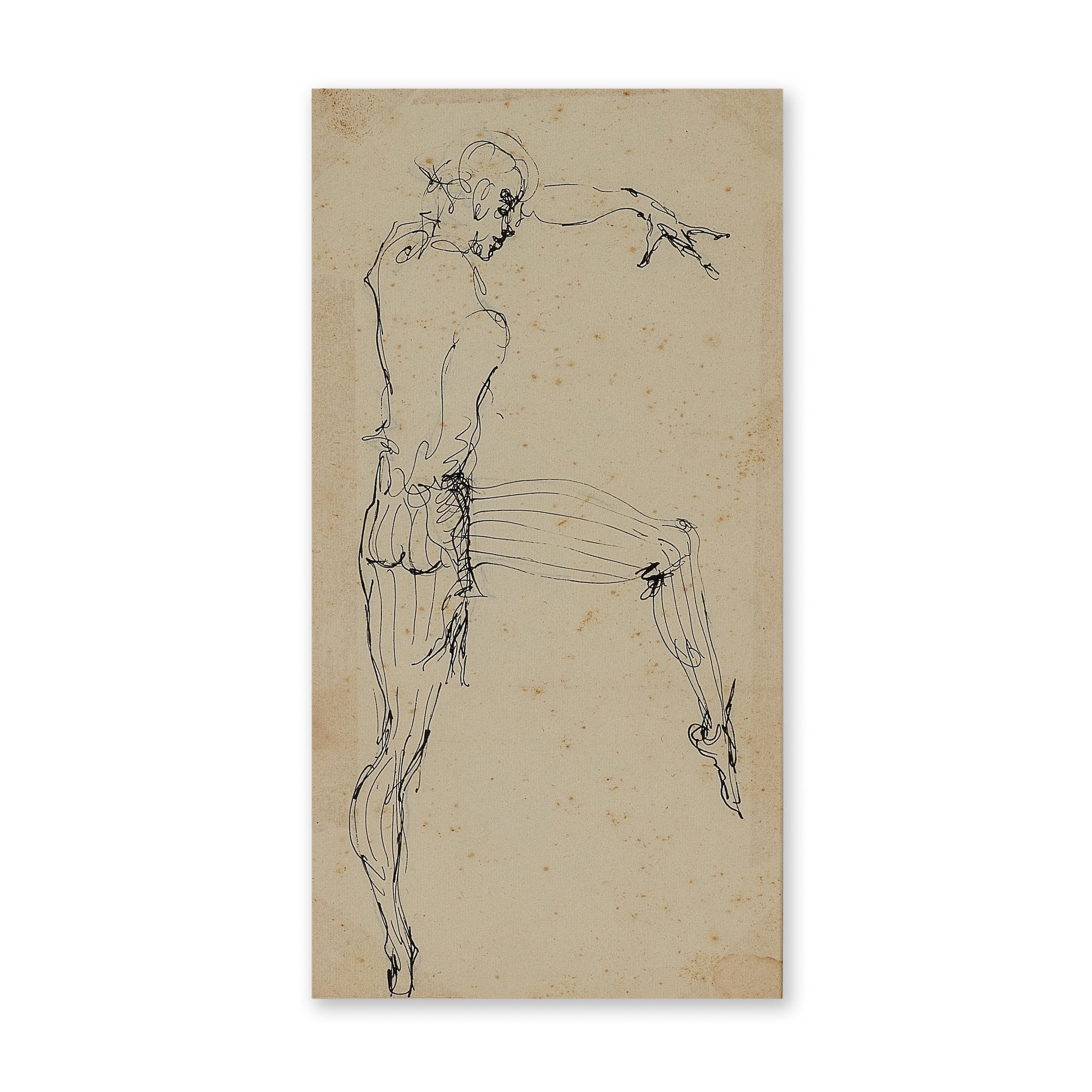 Stanislas Lepri | Danseur(œuvre recto-verso) (1947 - 1955) | MutualArt