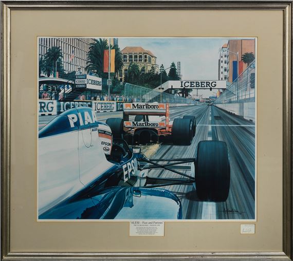 Bill Patterson | Two Formula 1 prints, (1989) | MutualArt