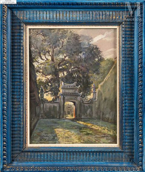 Auguste Delaval | Ⓟ AUGUSTE DELAVAL (1875-1964) Porte à Pu Tu Son ...