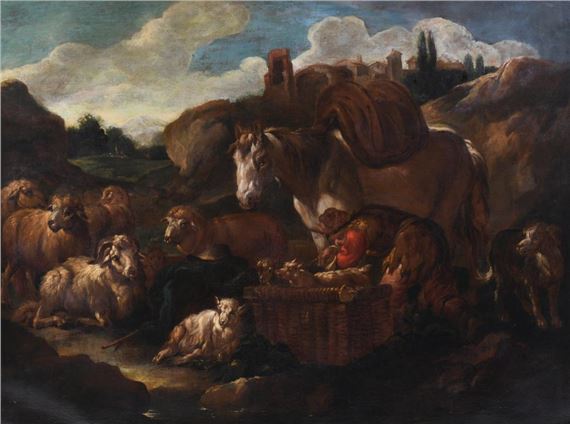 Philipp Peter Roos | CIRCLE OF PHILIPP PETER ROOS called ROSA DA TIVOLI ...