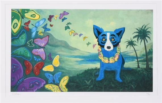 George Rodrigue | HAWAIIAN BLUES, 1988 (1944 - 2013) | MutualArt