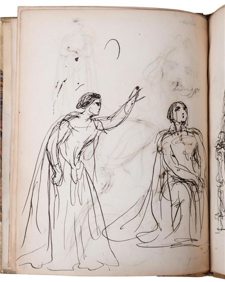 John Hayter | BOUND SKETCHES OF THE OPERA SINGER ADELAIDE KEMBLE ...