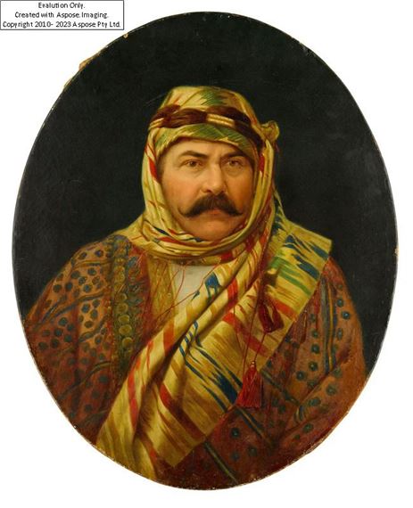Pierre Loti | Portrait of Pierre Loti, dressed in Syrian clothes, 1884 ...
