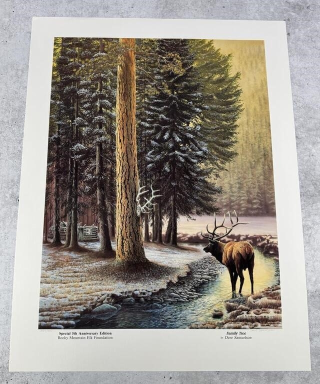 Dave Samuelson | Dave Samuelson Family Tree Print | MutualArt