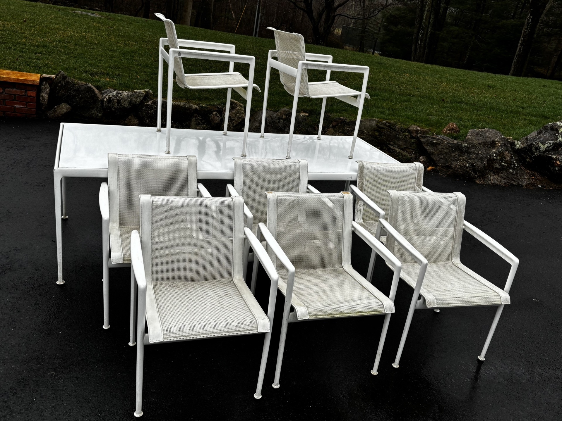 Richard Schultz | Dining Table and Eight Armchairs | MutualArt