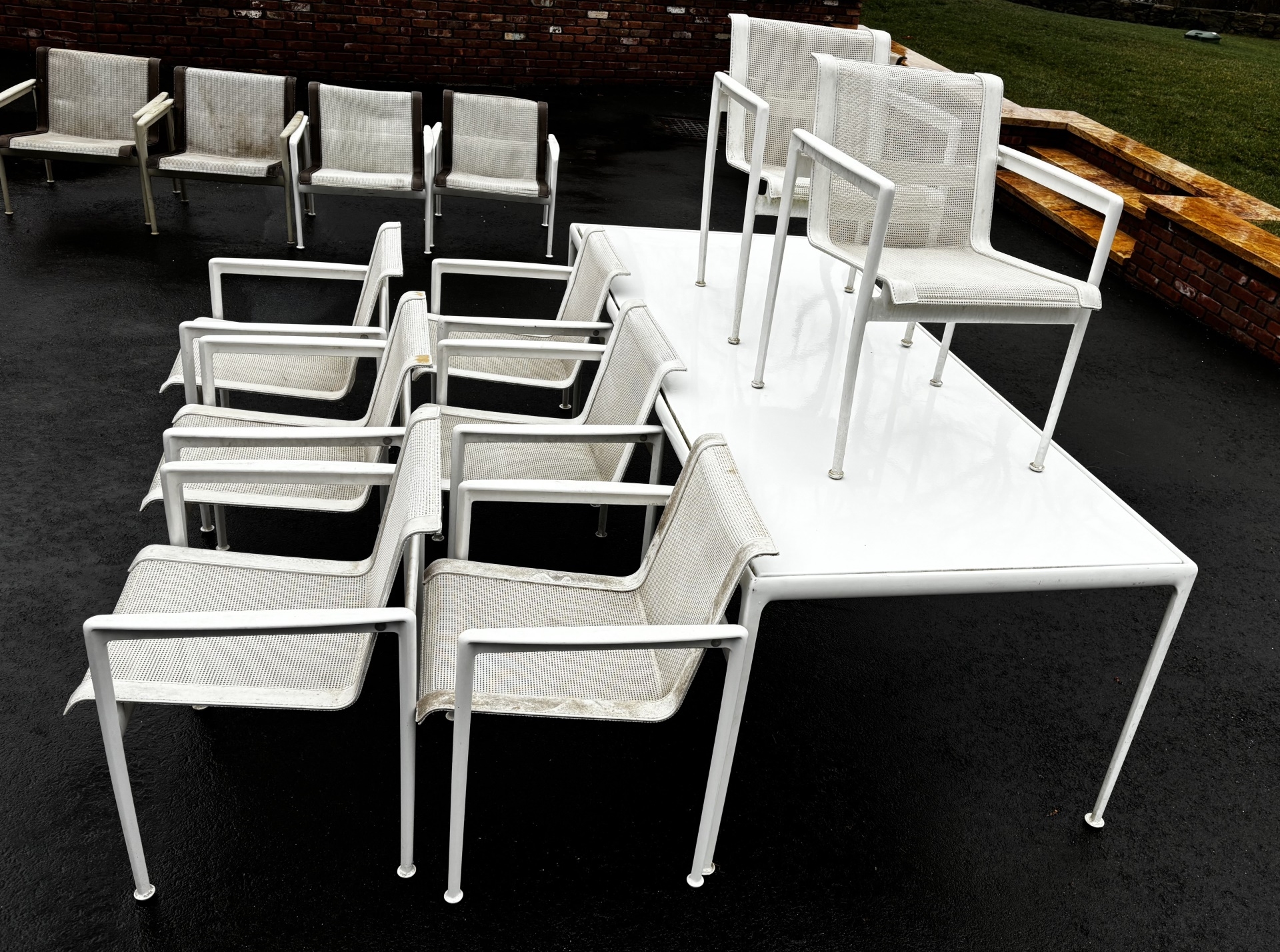 Richard Schultz | Dining Table and Eight Armchairs | MutualArt