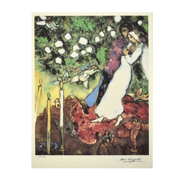 Marc Chagall | The Three Candles | MutualArt