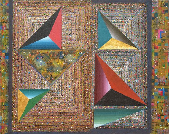 Made Wianta | Triangles Composition | MutualArt
