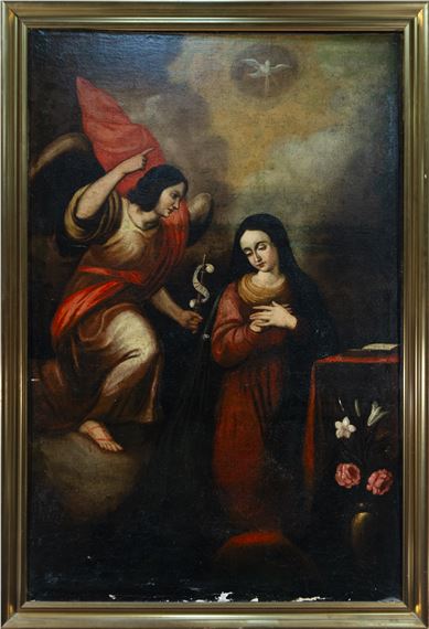 Asgar/Gabriel | Escuela Andaluza del siglo XVII - La Anunciación ...