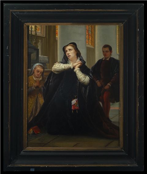 Antonio Gisbert | Juana la Loca Orando - Antonio Gisbert Pérez (Alcoy ...