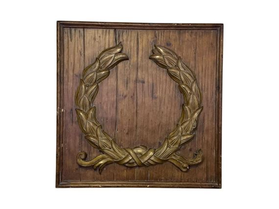 Laurel | Beautiful Carved Laurel Wreath Wall Art | MutualArt