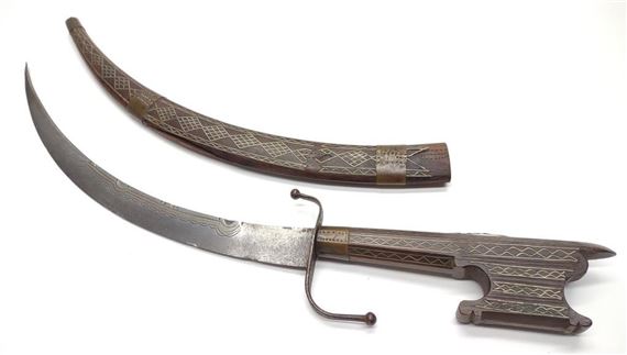 Blade | Algerian Nimcha Dagger w/ Scabbard | MutualArt