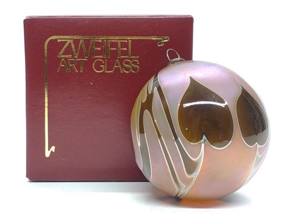 Craig Zweifel | Zweifel Art Glass Christmas Ornament (Signed | MutualArt