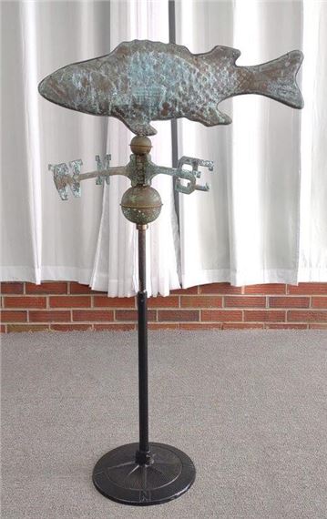 Directional | Antique Copper Fish Weathervane | MutualArt