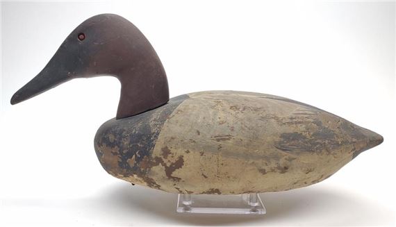 Jack Sweet | 1950s Jack Sweet Decoys Unlimited Canvasback Decoy | MutualArt