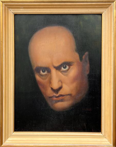 Benito Mussolini | Retrato de Benito Mussolini | MutualArt