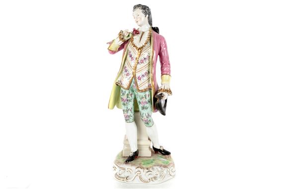 Unknown | Meissen Style Victorian/Colonial Porcelain 16 Figure | MutualArt
