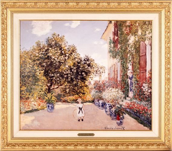 Claude Monet | Claude Monet Artists House At Argenteuil Print On Canvas ...